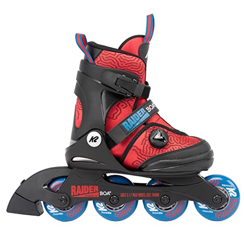 K2 Skate Raider Boa, Red_Blue, 11-2