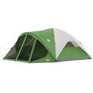 coleman camping tent with screen room | 8 person evanston dome tent with screened porch