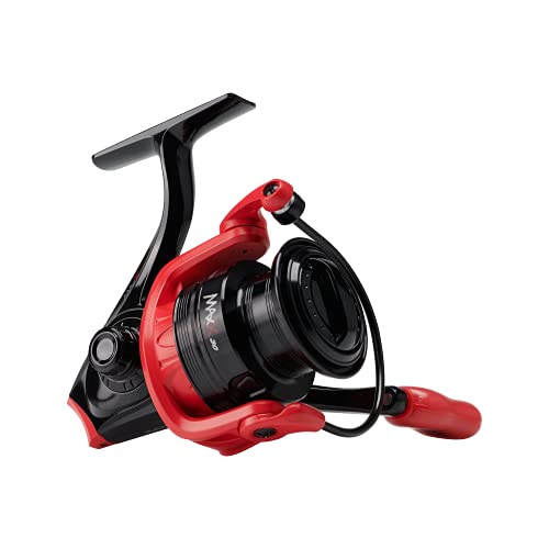 Abu Garcia Max X Spincast Fishing Reel,Red