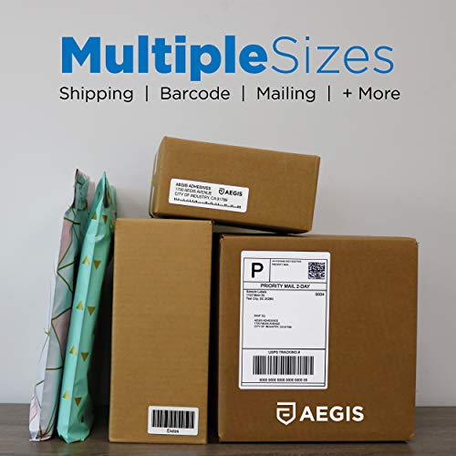 Aegis Adhesives - Compatible Label Replacement for Brother DK-1209 (1.1" X 2.4”) Address & Barcode, Use with QL Label Printers - 12 Rolls + 1 Frame