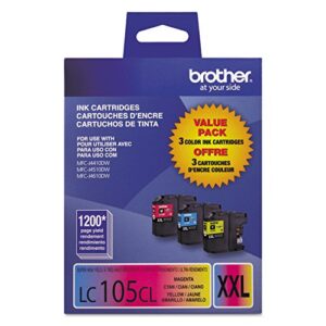 Brother Lc1053pks Lc1053pks Innobella Super High-Yield Ink, Cyan/Magenta/Yellow, 3/Pk