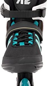 K2 Skate Kinetic 80, Black_Turquoise, 9.5