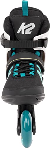 K2 Skate Kinetic 80, Black_Turquoise, 9.5