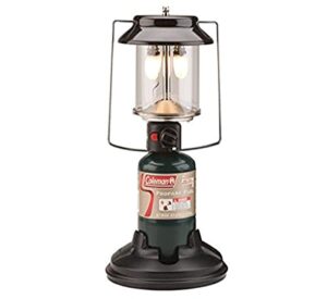 coleman gas lantern | 1000 lumens quickpack 2-mantle propane lantern with carry case