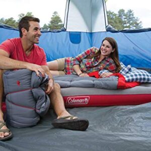 Coleman Air Mattress | QuickBed Single High Air Bed, Full , Red and Gray