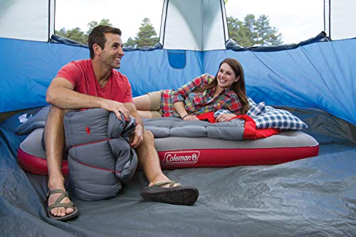 Coleman Air Mattress | QuickBed Single High Air Bed, Full , Red and Gray