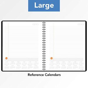 Planning Notebook by AT-A-GLANCE, Undated, 8-1/2" x 11", Plan. Write. Remember., with Reference Calendars, Black (7062090521)