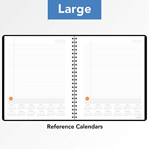 Planning Notebook by AT-A-GLANCE, Undated, 8-1/2" x 11", Plan. Write. Remember., with Reference Calendars, Black (7062090521)