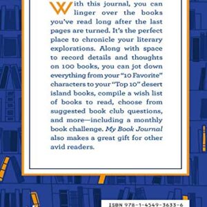 My Book Journal: A 100-Book Reading Diary for Bibliophiles