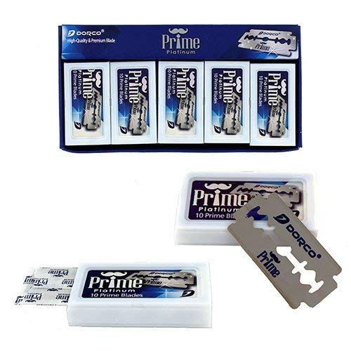 Dorco 100 Piece Prime Double Edge Razor Blades