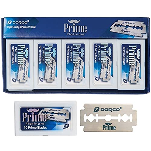 Dorco 100 Piece Prime Double Edge Razor Blades