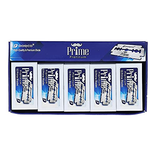 Dorco 100 Piece Prime Double Edge Razor Blades