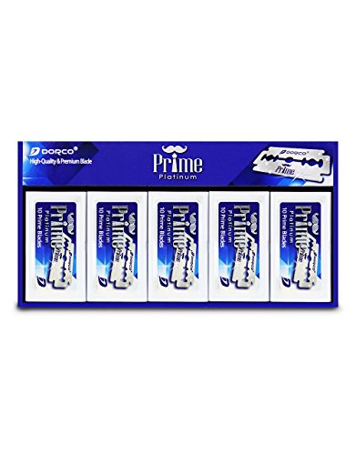 Dorco 100 Piece Prime Double Edge Razor Blades