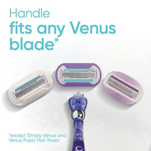 Gillette Venus Deluxe Smooth Swirl Womens Razor Blade Refills, 6 Count, Moisture Ribbon to Protect Against Irritation (Pack of 1)