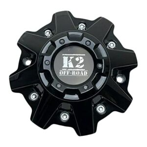 K2 Off-Road Gloss Black Wheel Center Cap CAP-903L210 903L210-SG 903L196-SG