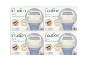 schick intuition pure nourishment with organic cocoa butter 12 cartridge women’s razor refills