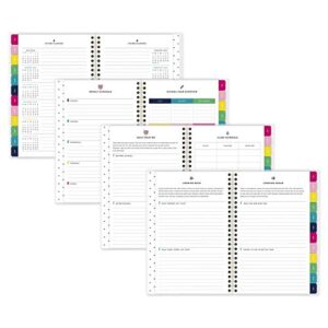 Academic Student Planner 2021-2022, Simplified by Emily Ley for AT-A-GLANCE Weekly & Monthly Planner, 5-1/2" x 8-1/2", Small, for School, Happy Stripe (ELS21-200A)