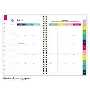 Academic Student Planner 2021-2022, Simplified by Emily Ley for AT-A-GLANCE Weekly & Monthly Planner, 5-1/2" x 8-1/2", Small, for School, Happy Stripe (ELS21-200A)