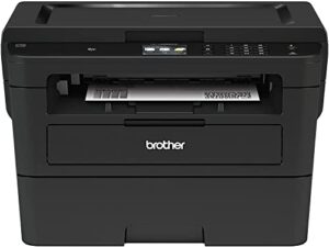 brother hl-l2395dw series all-in-one monochrome laser printer – print scan copy – auto duplex printing – 36ppm, 2400 x 600 dpi, 250-sheet -2.7″ color touchscreen – hi-speed usb, wulic printer cable