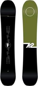 k2 broadcast wide mens snowboard 158cm (w)