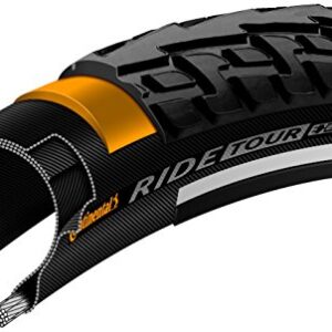 Continental Ride Tour Cross/Hybrid Bicycle Tire - Wire Bead (Black - 700 x 37C)