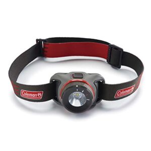 coleman 300 lumens led headlamp with batteryguard