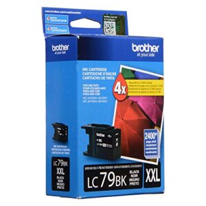 lc79bk brother innobella lc79bk high yield ink cartridge – black – inkjet – 2400 page – 1 each