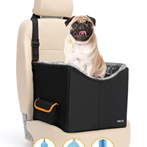 UNICITII Lookout Pet Car Booster Seat for Small Dogs, Bucket Booster Pet Seat, Elevated Dog Booster Car Seat, Lookout Dog Car Seat for Small Dogs