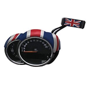 yaagoo for mini cooper f55 f56 f57 f58 f60 tachometer cover smartphone holder combination unnion jack style