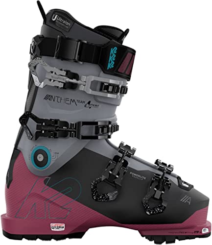 K2 Anthem Team Womens Ski Boots Grey/Pink 6.5 (23.5)