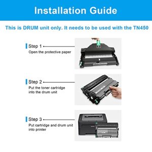 GALADA Compatible Drum Unit Replacement for Brother DR420 DR-420 for DCP-7060D 7065DN HL-2240 2240D 2242D 2250DN 2270DW 2275DW 2280DW MFC-7240 7360N 7365DN 7460DN 7860DW Intellifax-2840 2940 1 Pack