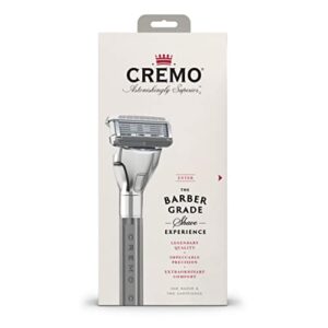 cremo astonishingly superior barber grade refillable system razor