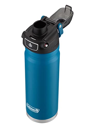 Coleman Burst™ 40 oz. Stainless Steel Autopop Water Bottle, Deep Ocean