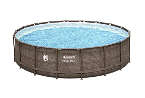 Coleman 18' x 48" Power Steel Frame Above-Ground Swimming Pool Set