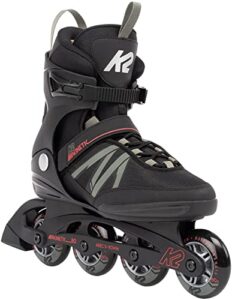 k2 kinetic 80 inline skates mens sz 11.5 black/grey