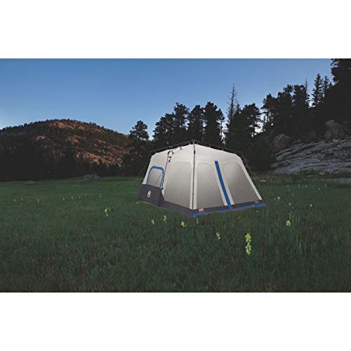 Coleman Camping Tent | 8 Person Cabin Tent with Instant Setup, Blue