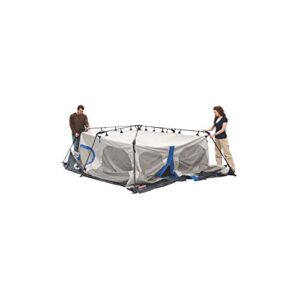 Coleman Camping Tent | 8 Person Cabin Tent with Instant Setup, Blue