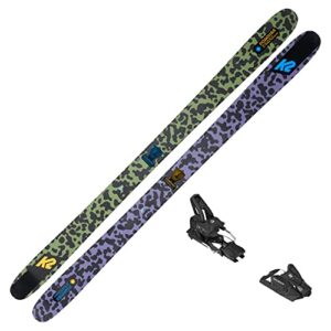 2023 k2 poacher skis w/ salomon strive 14 gw bindings (163)