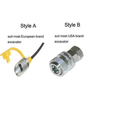 XZT 6000PSI Hydraulic Pressure Test Coupling Kit,Repair Tools for USA Brand Excavator Construction Machinery (6000PSI) (6000PSI)