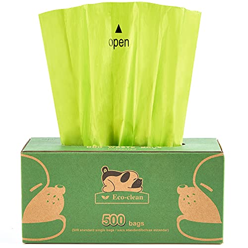 Dog Poop Bags, Poop Bags for Large Dogs, 500 Bags on a Large Single Roll, Leak-Proof, Earth-Friendly Dog Waste Bags