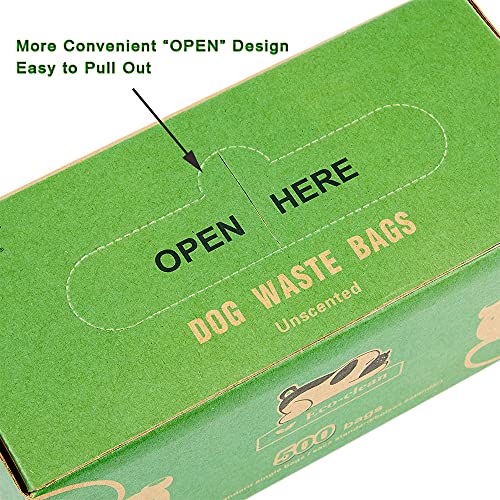 Dog Poop Bags, Poop Bags for Large Dogs, 500 Bags on a Large Single Roll, Leak-Proof, Earth-Friendly Dog Waste Bags