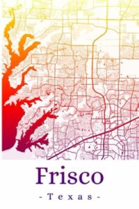 frisco texas: your city, your region, your home! | composition notebook 6×9 blank 120 pages