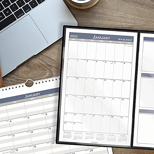 2022 Desk Calendar by AT-A-GLANCE, Monthly Desk Pad, 10-1/4" x 16-1/4", Compact, Foldable (SK23FD00)