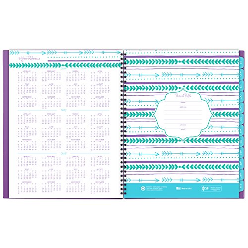 AT-A-GLANCE Academic Year Monthly Planner/Appointment Book, July 2016 - June 2017, 8-1/2"x11", Design Selected for You May Vary (183-900A)