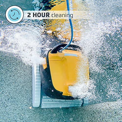 Dolphin Triton PS Robotic Pool Vacuum Cleaner with Universal Caddy for Pool Cleaning The Easy Way, Ideal for In-Ground Swimming Pools up to 50 Feet