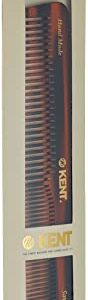 Kent 16T Double Tooth Hair Dressing Table Comb, Fine and Wide Tooth Dresser Comb For Hair, Beard and Mustache, Coarse and Fine Hair Styling Grooming Comb for Men, Women and Kids. Made in England