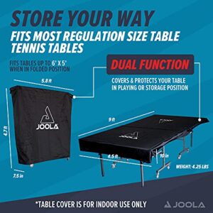 JOOLA Dual Function Indoor Table Cover , Black