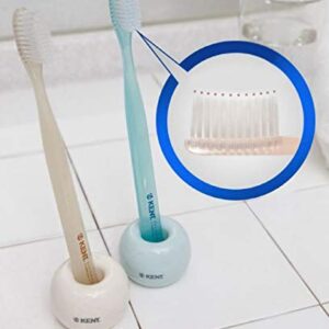 [KENT] CLASSIC Medium Head Extra Soft Toothbrush, Sensitive Teeth & Gums for Adults & Teens - (Set of 6)