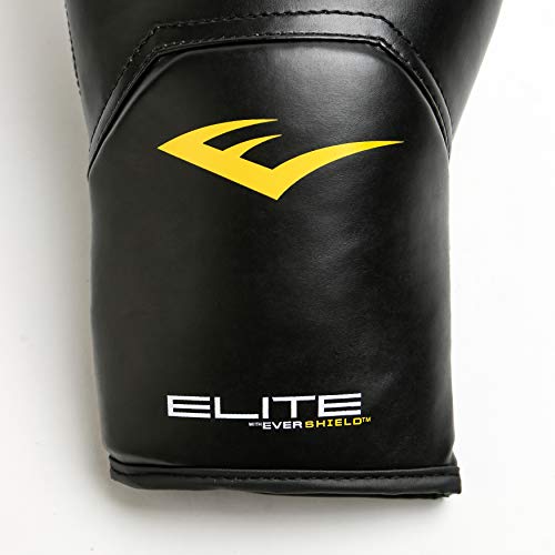 Everlast Elite Pro Style Training Gloves, Black, 16 Oz