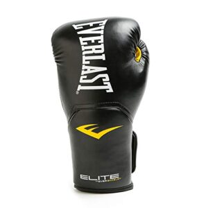 Everlast Elite Pro Style Training Gloves, Black, 16 Oz